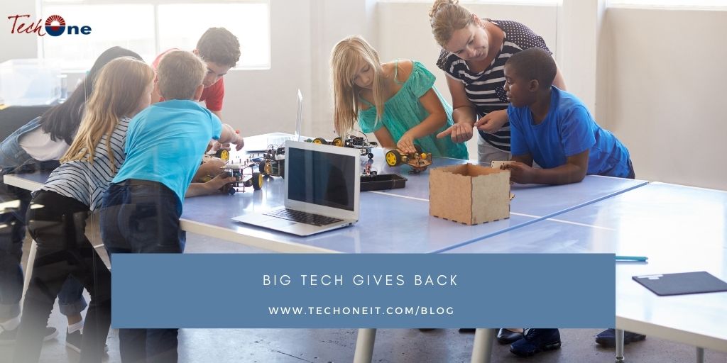 Big Tech Gives Back